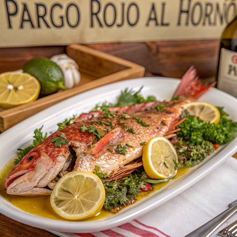 Pargo Rojo al Horno - Teresa's Recipes