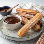 Homemade Churros With Chocolate Dipping Sauce Teresa s Recipes