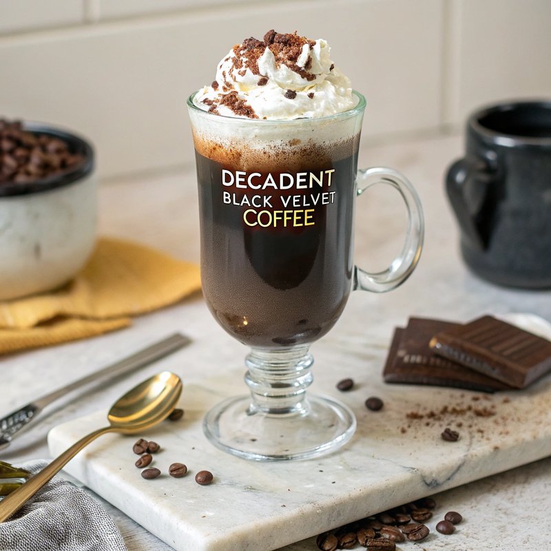 Decadent Black Velvet Coffee - Teresa's Recipes
