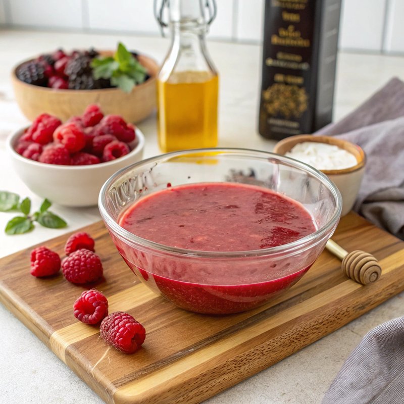 Homemade Raspberry Vinaigrette - Teresa's Recipes